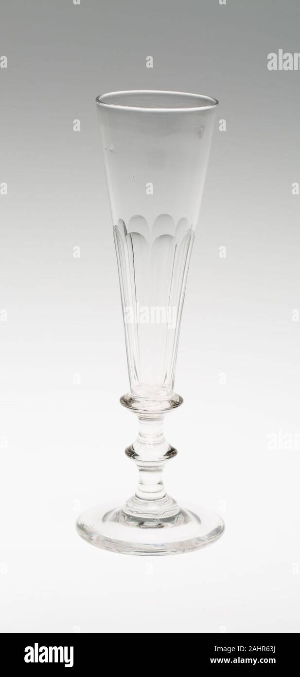 Flute. 1845–1855. England. Glass Stock Photo - Alamy