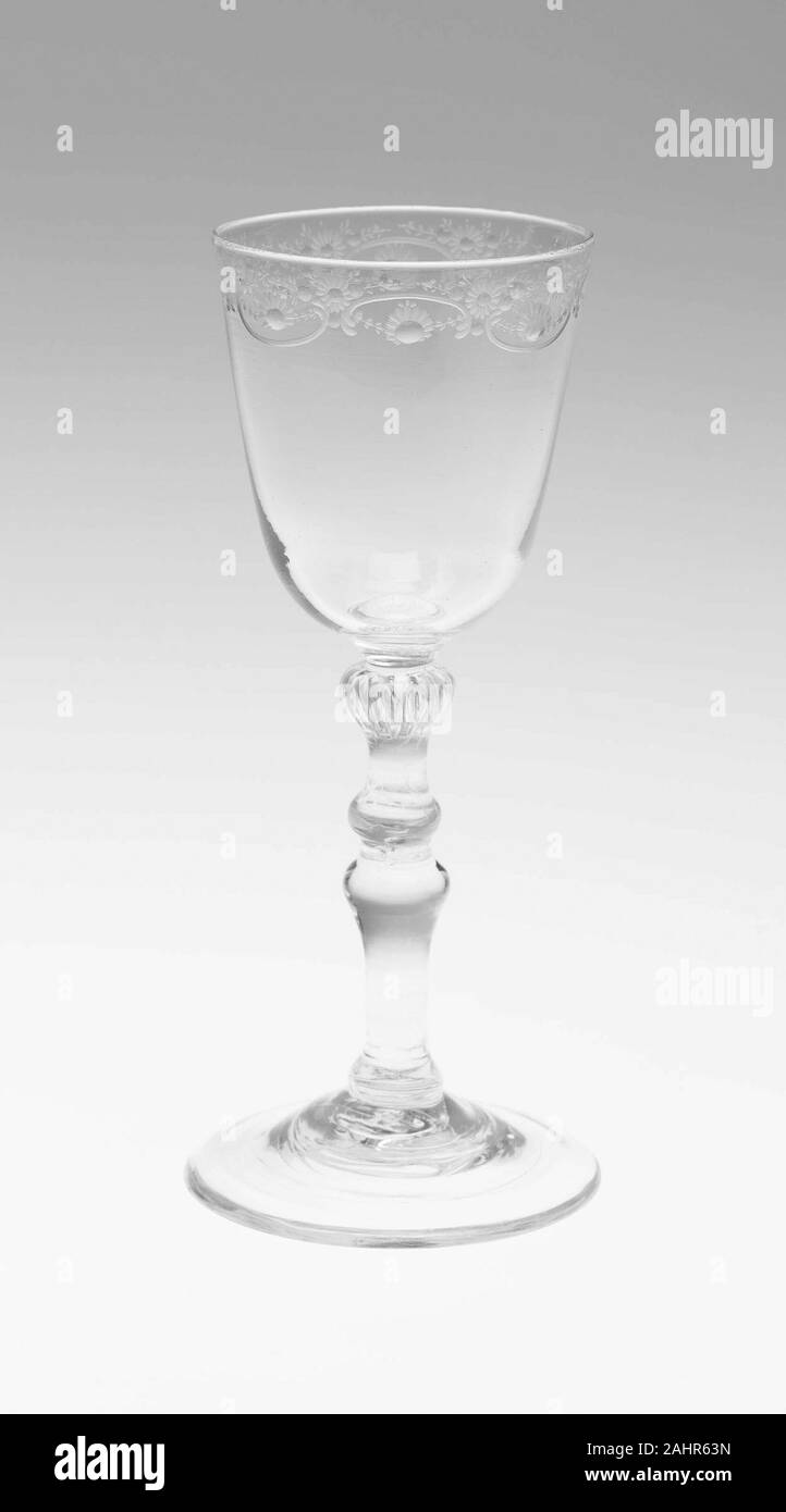Wine Glass. 1740–1750. England. Glass Stock Photo - Alamy