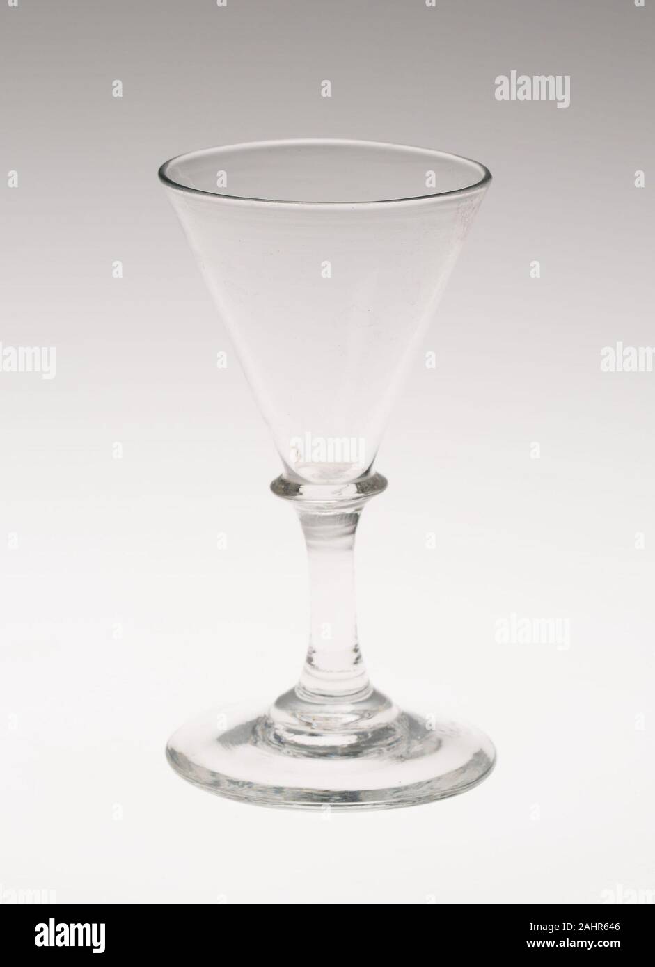Wine Glass. 1715–1725. England. Glass Stock Photo - Alamy