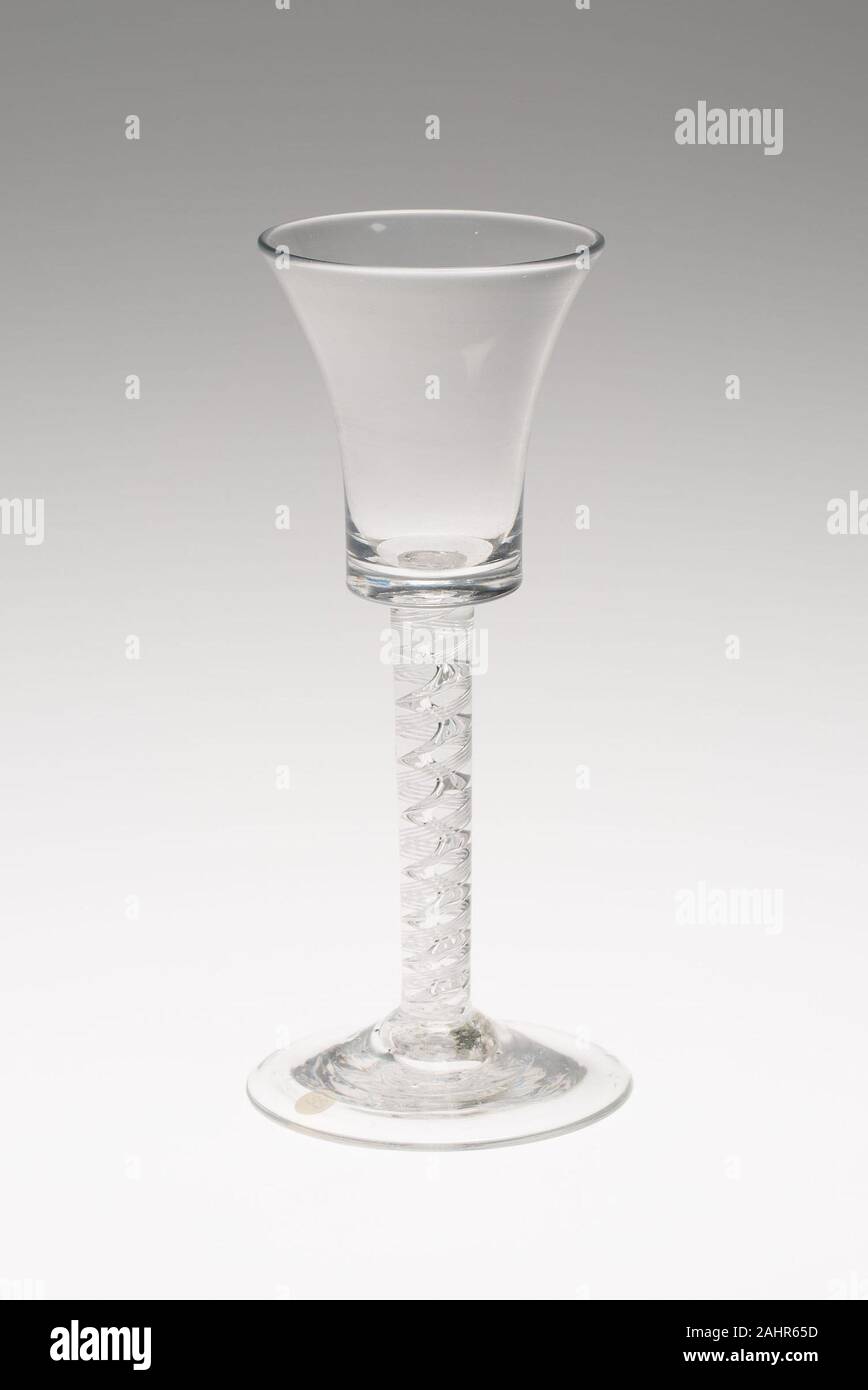 Wine Glass. 1740–1755. England. Glass Stock Photo - Alamy