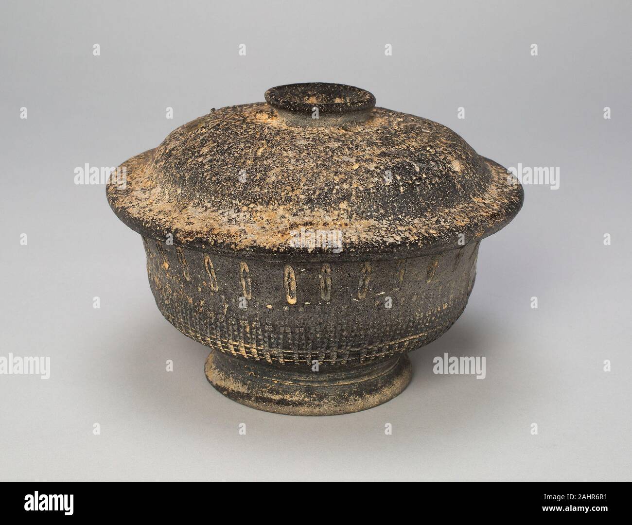 Covered Bowl. 668 AD–935 AD. Korea. Stoneware with natural ash glaze ...