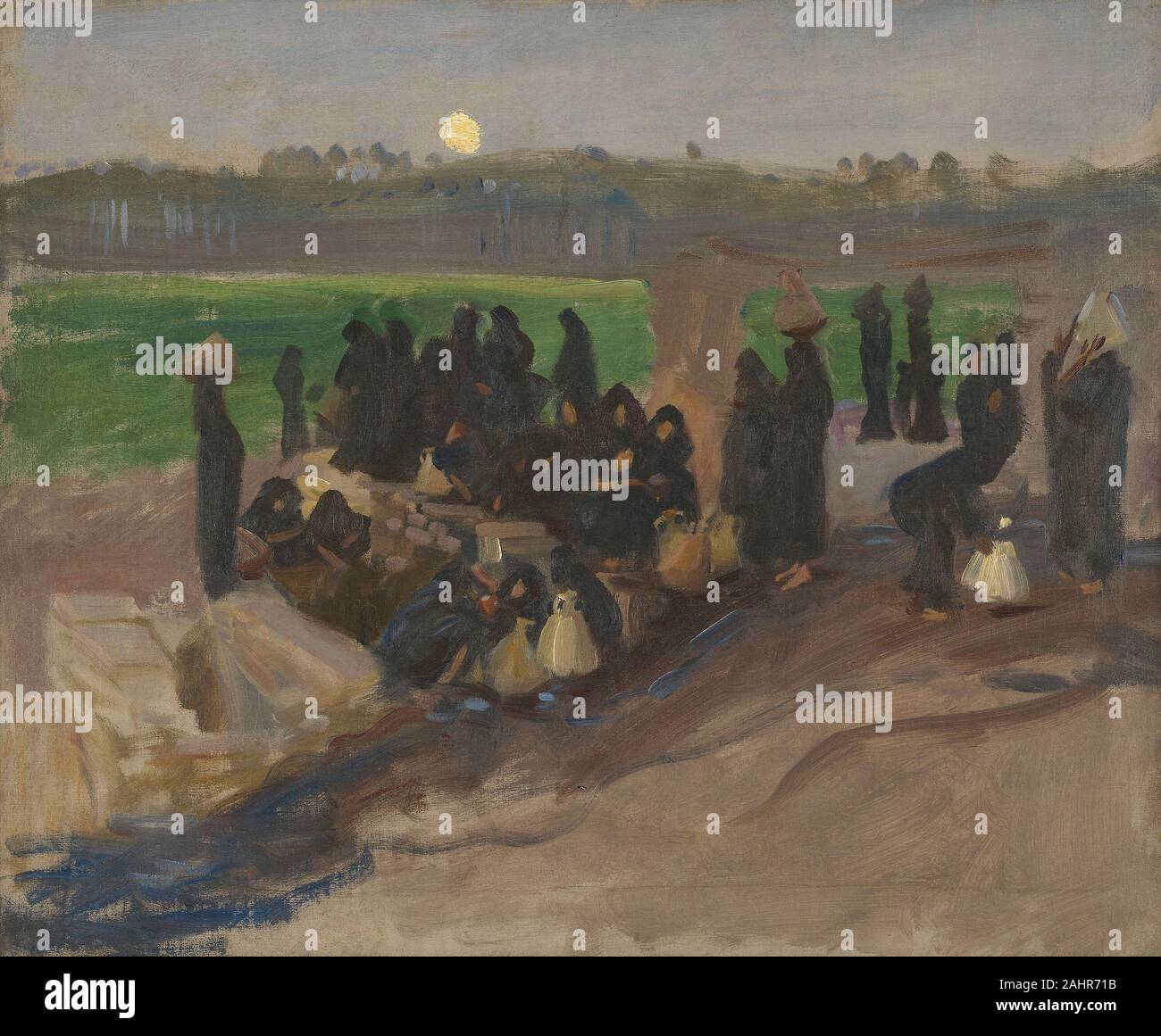 John Singer Sargent. Water Carriers on the Nile. 1891. Egypt. Oil on ...