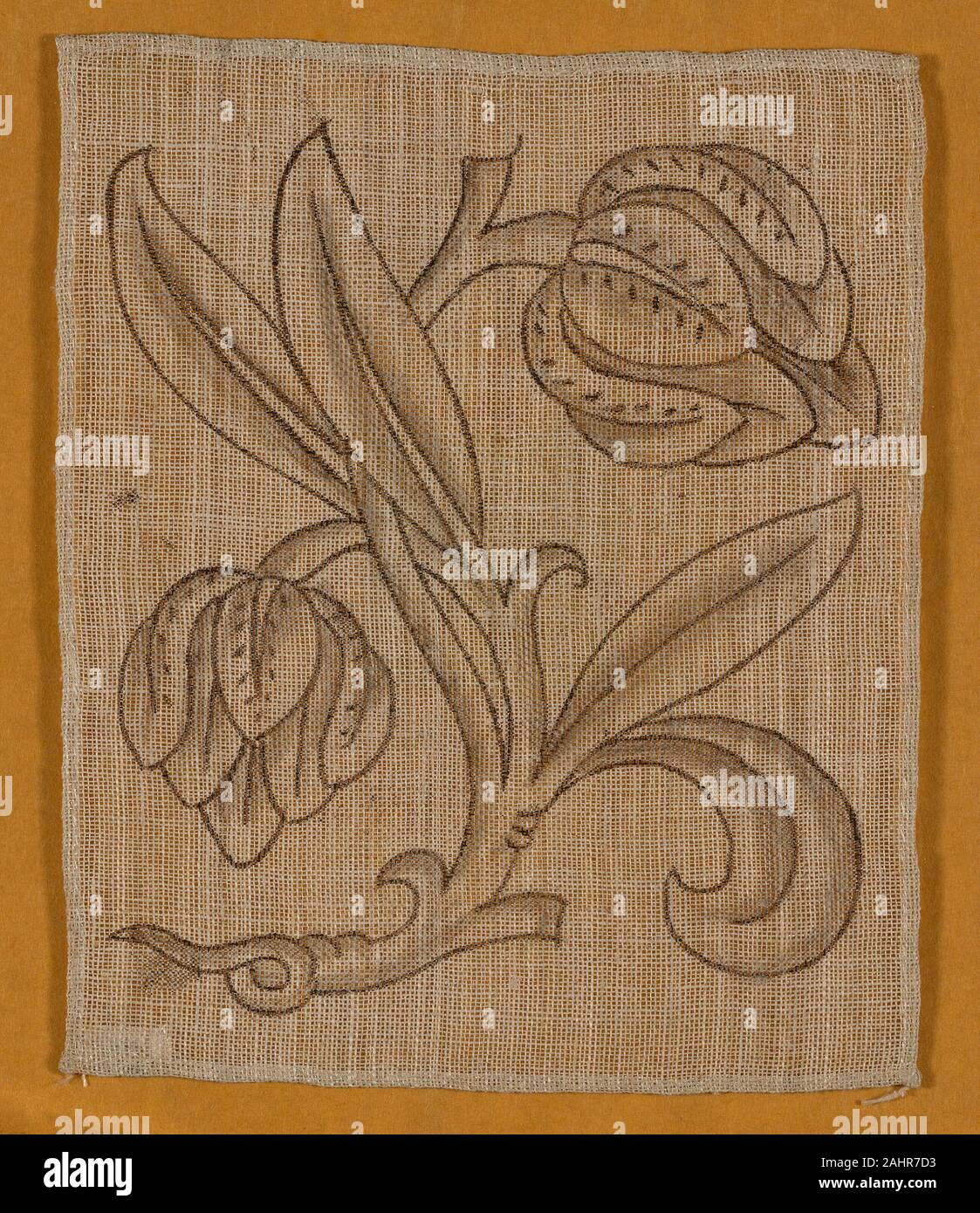 Slip (Unfinished). 1590–1640. England. Linen, plain weave with drawing ...