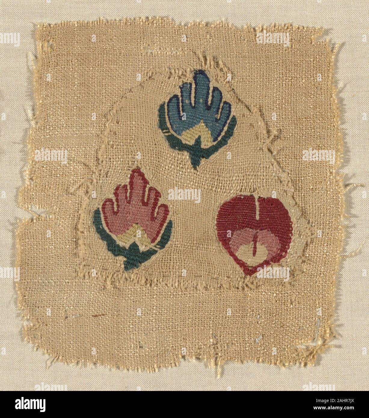 Coptic. Fragment. 401 AD–600 AD. Egypt. Linen and wool, slit tapestry ...