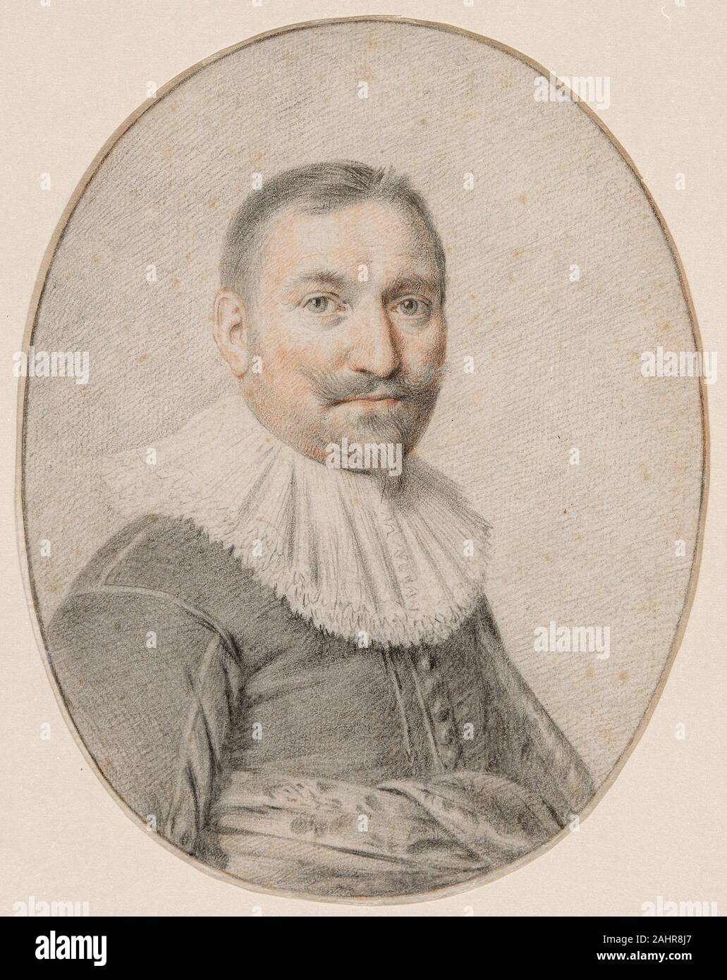 Jan de Bray. A Portrait of a Man. 1650. Netherlands. Black and red ...