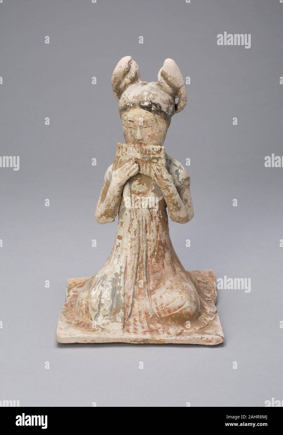 Female Musician. 618 AD–906 AD. China. Earthenware with polychrome ...