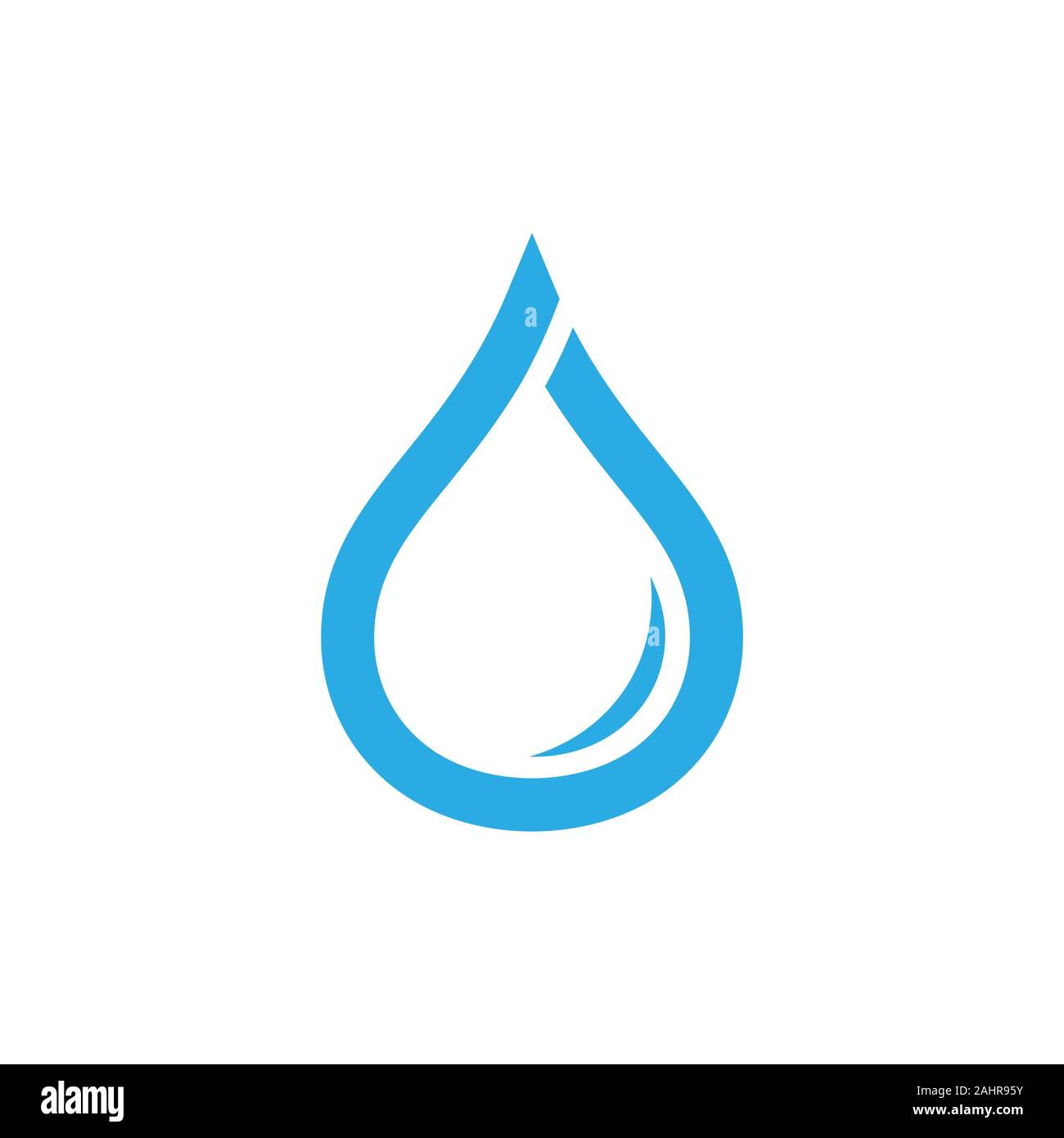 water drop shine simple line logo vector Stock Vector Image & Art - Alamy