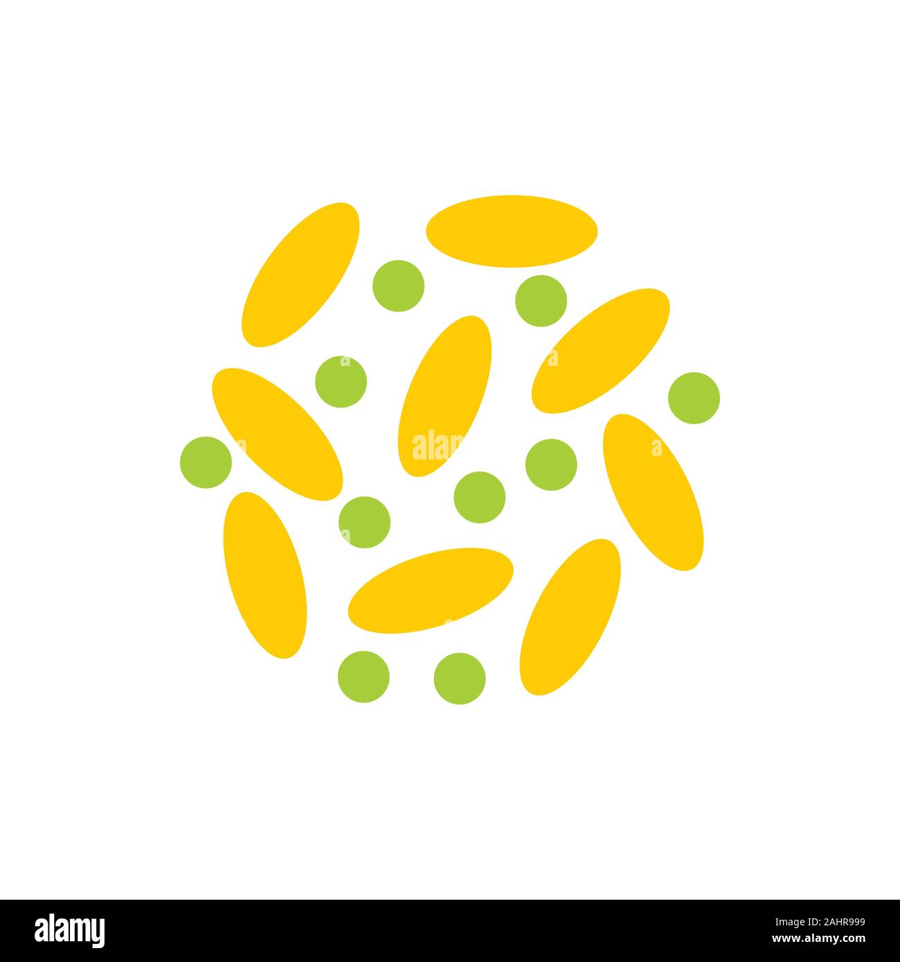beans green rice symbol vector Stock Vector Image & Art - Alamy