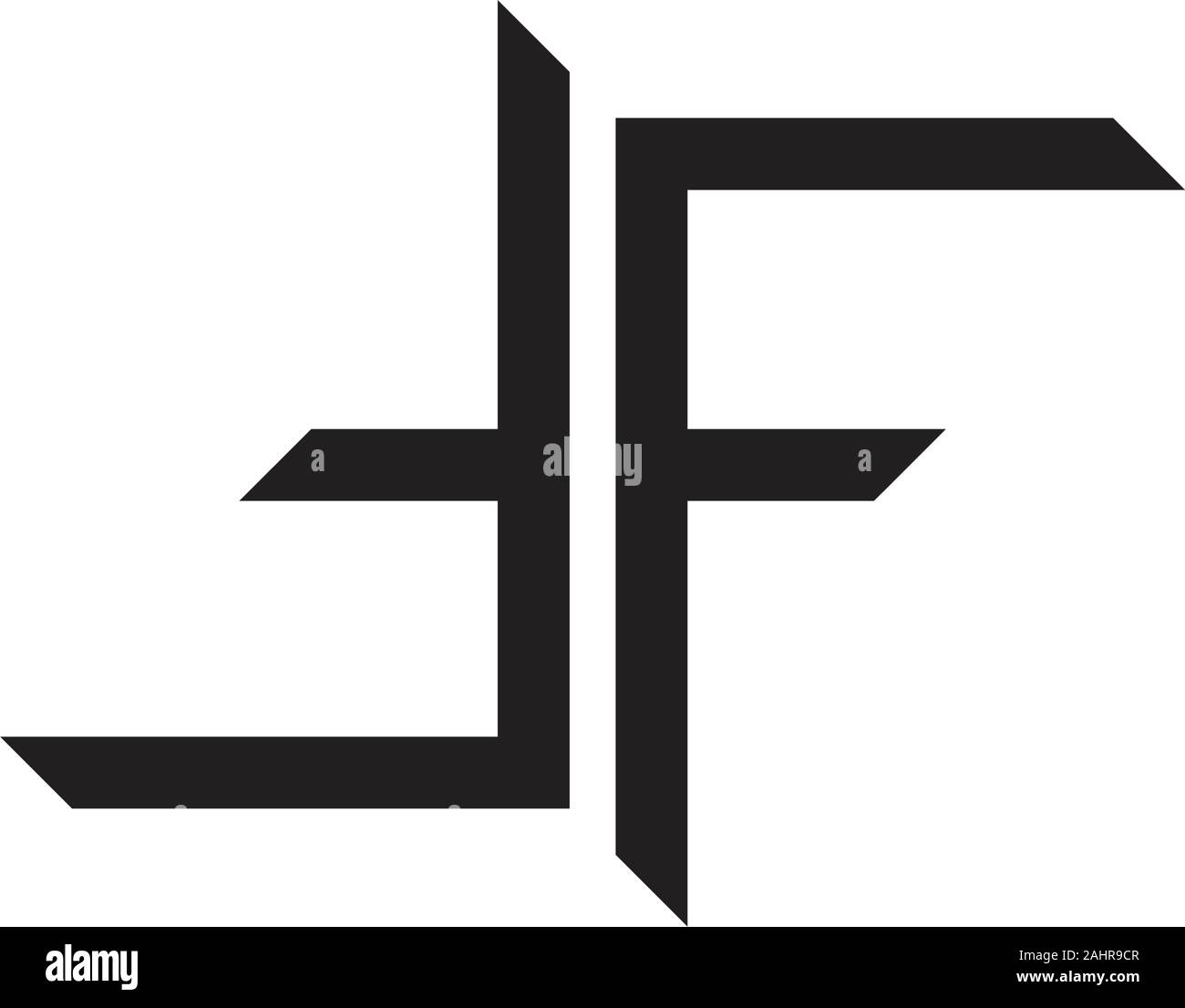 Ft minimal logo design Cut Out Stock Images & Pictures - Alamy