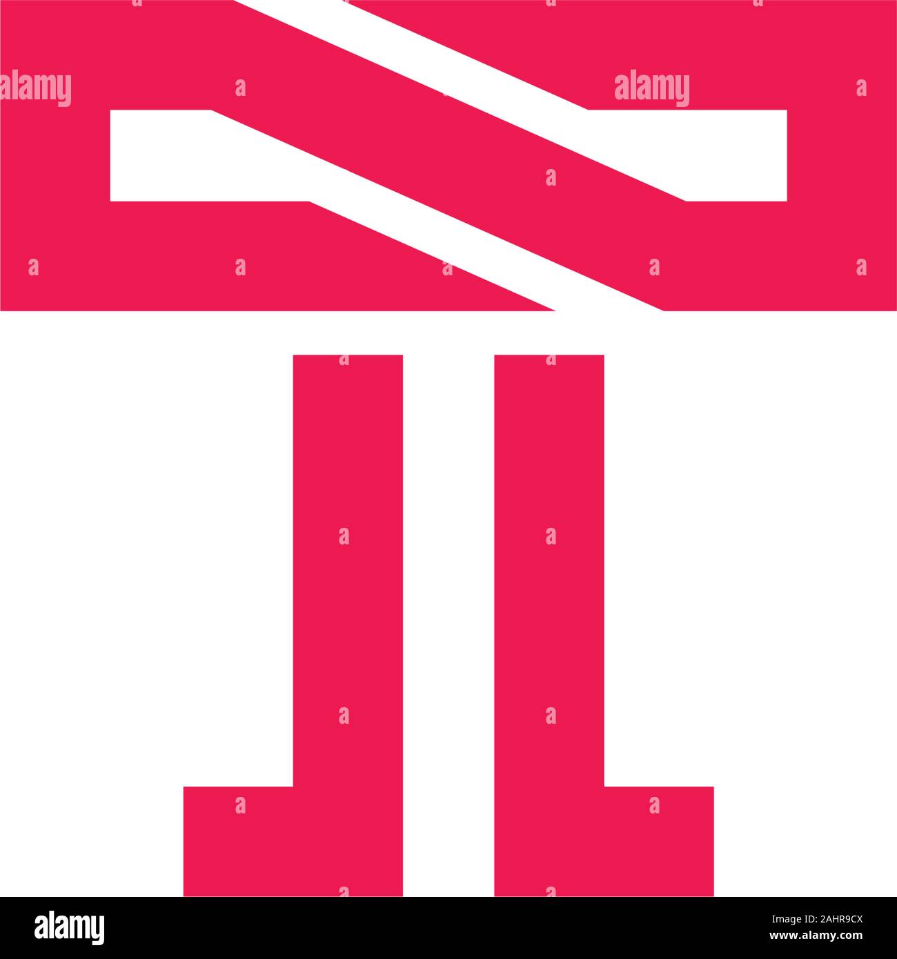 letter t simple geometric line logo vector Stock Vector Image & Art - Alamy