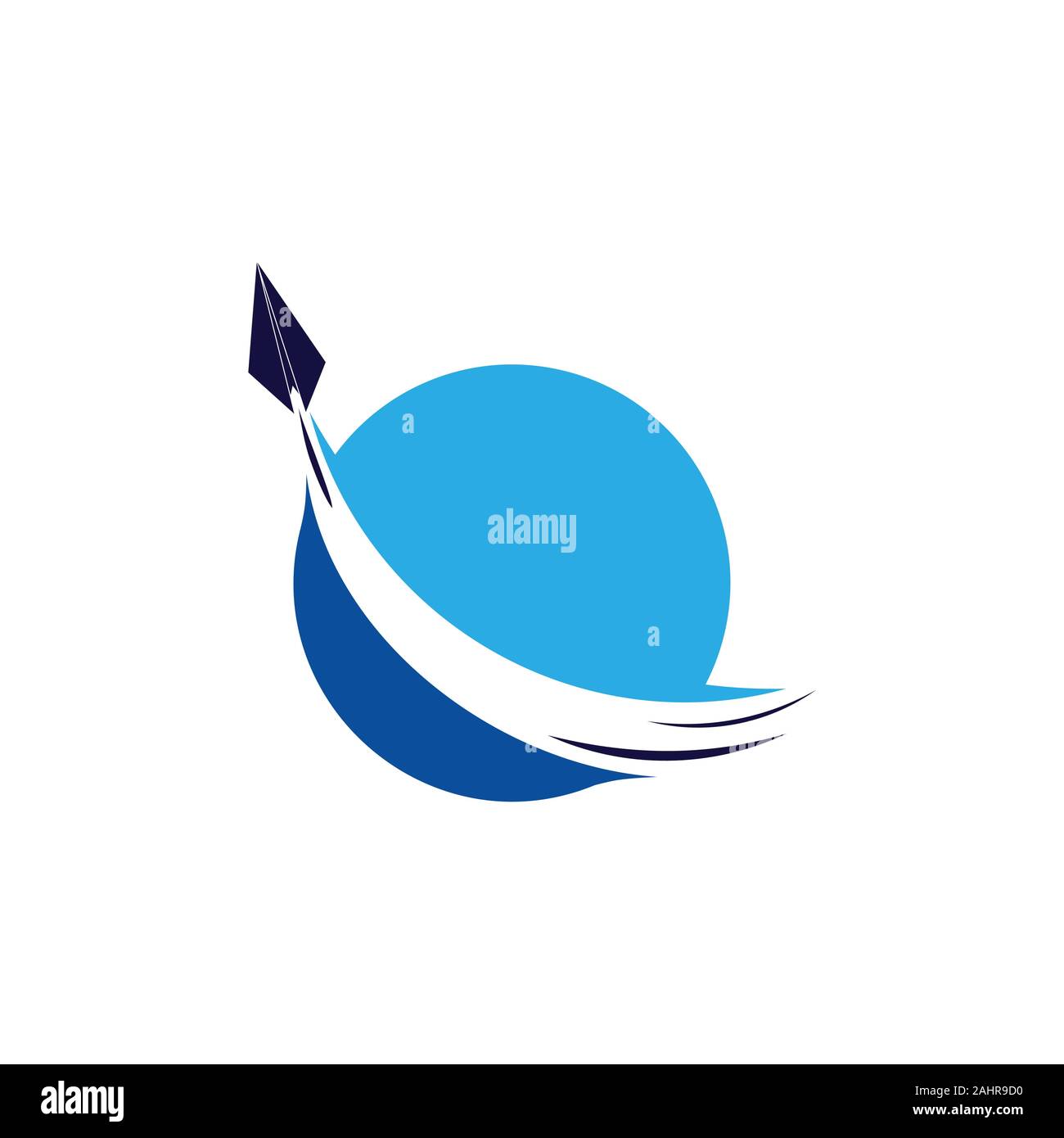 swoosh global earth circle motion logo vector Stock Vector Image & Art ...