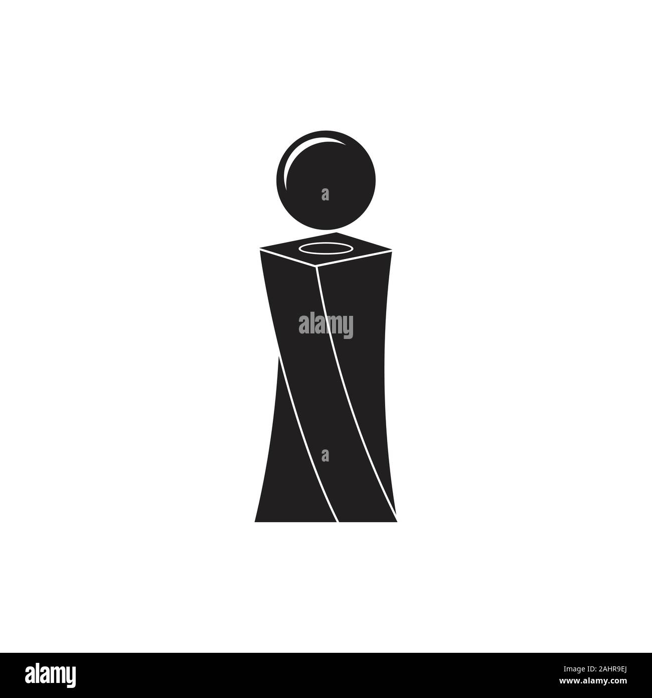 letter i 3d statue logo vector Stock Vector Image & Art - Alamy