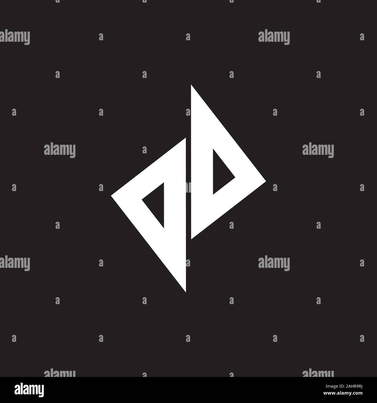 Triangle arrow Black and White Stock Photos & Images - Alamy