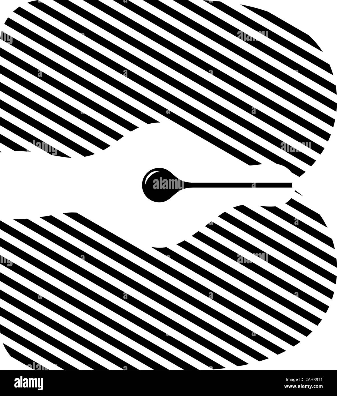 letter b pen writer stripes silhouette design symbol logo vector Stock ...