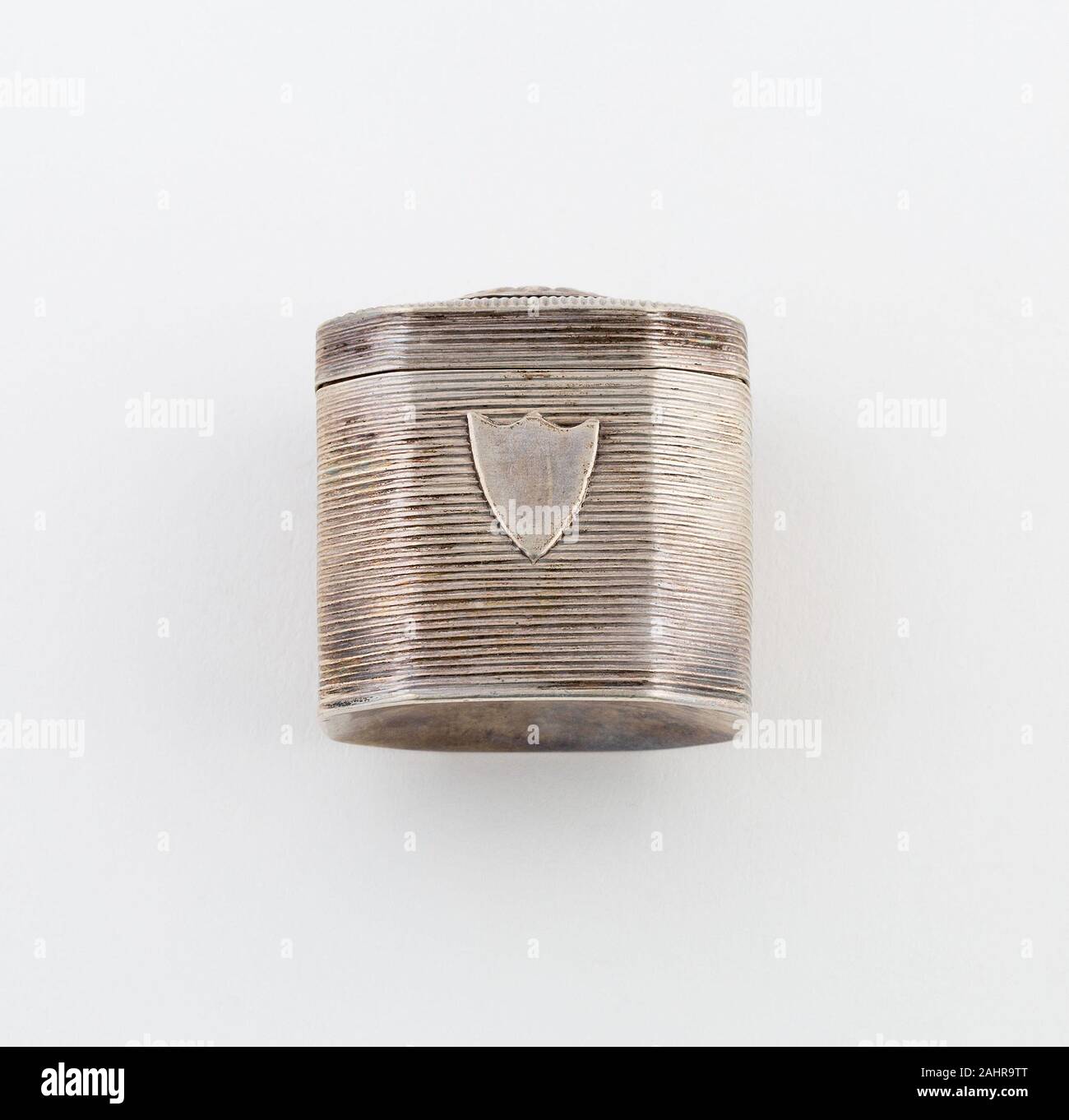 Sponge Box. 1847. Netherlands. Silver Stock Photo - Alamy