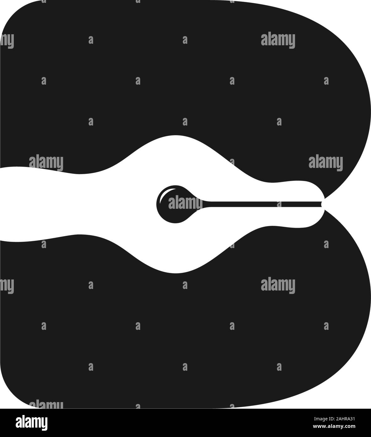 Negative space drawing Stock Vector Images - Alamy