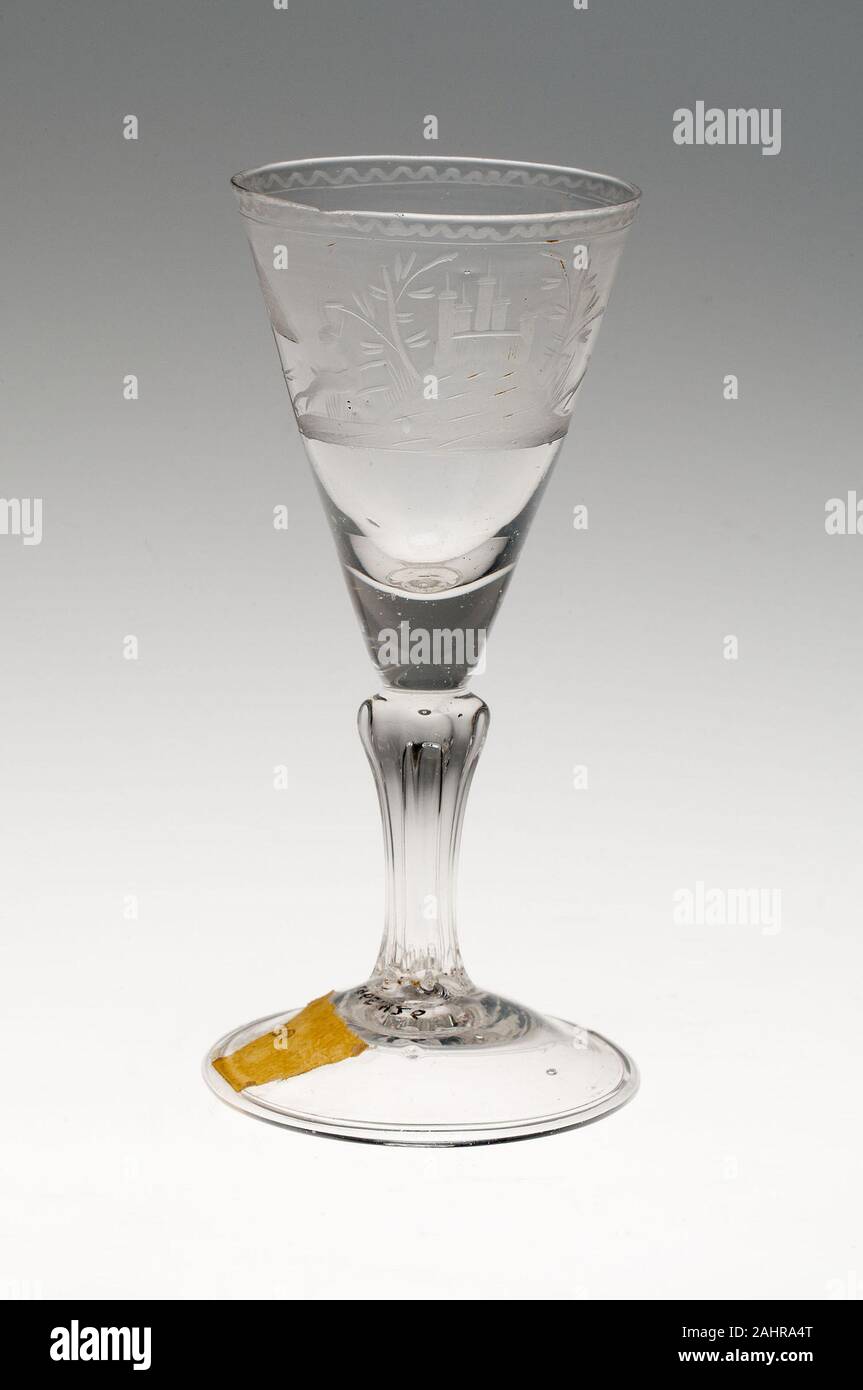 Wine Glass. 1745–1755. Germany. Glass Stock Photo - Alamy