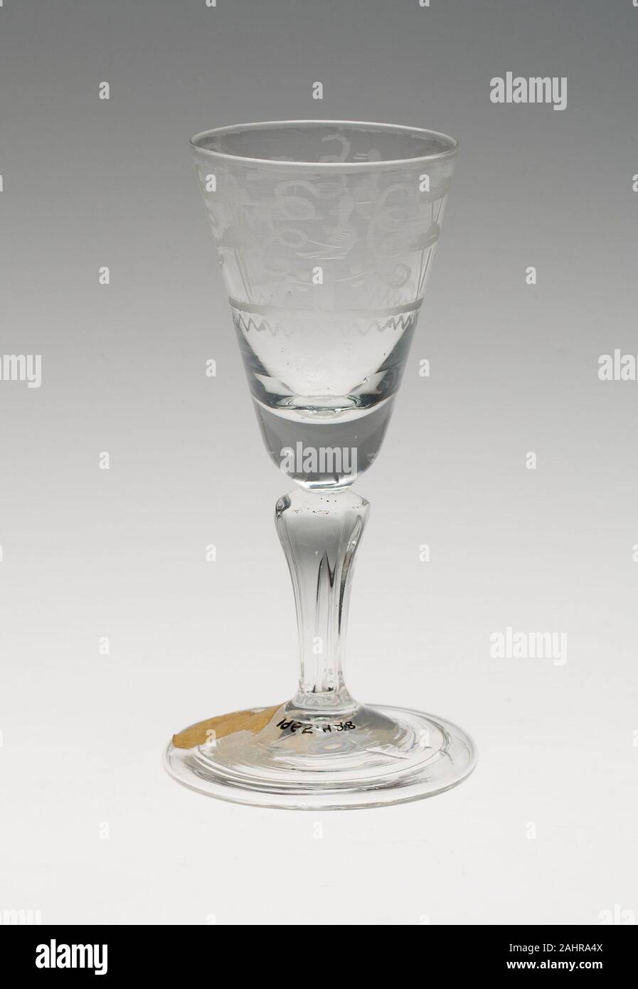 Wine Glass. 1745–1755. Germany. Glass Stock Photo - Alamy