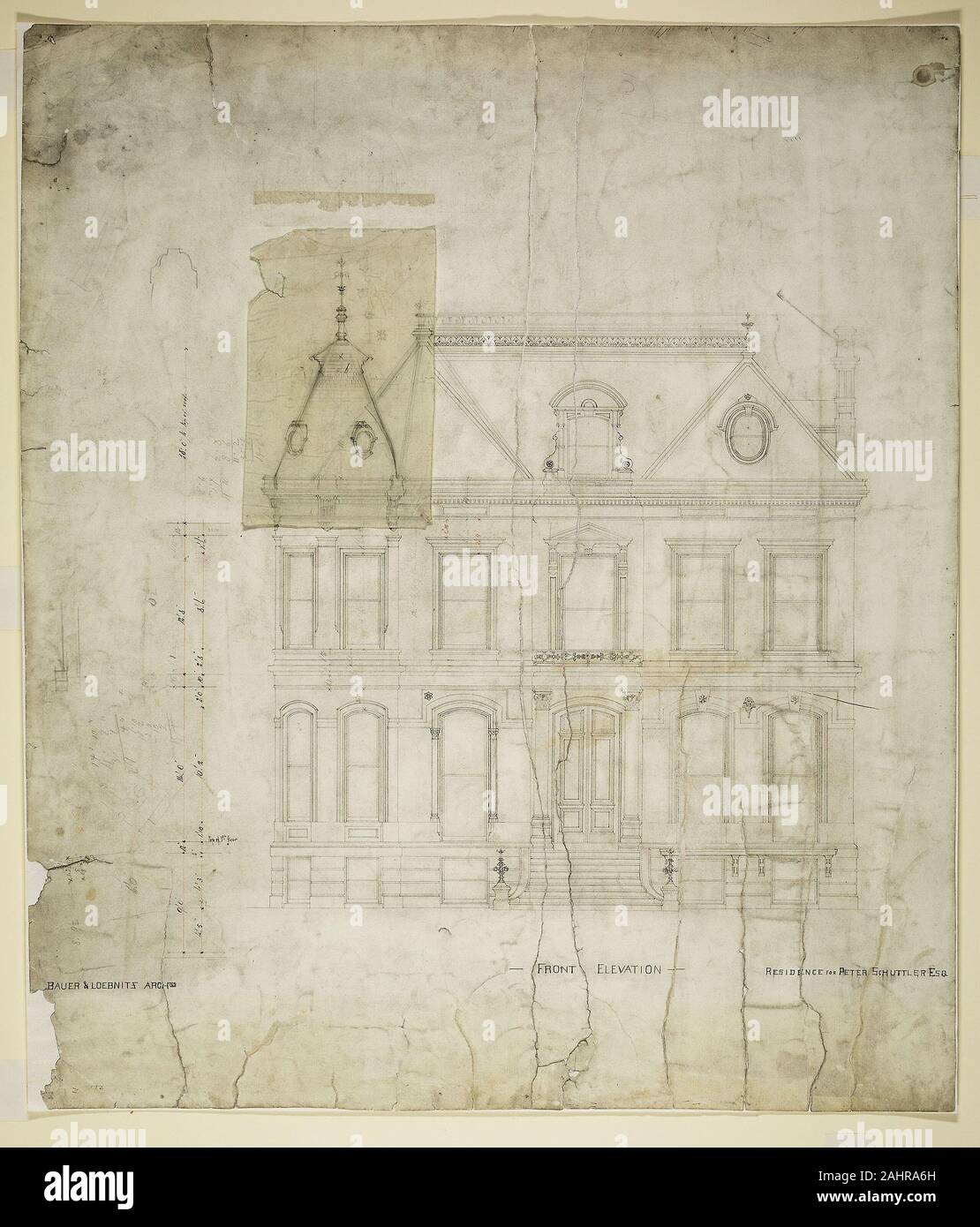 Bauer and Loebnitz (Architect). Peter Schuttler II House, Chicago ...