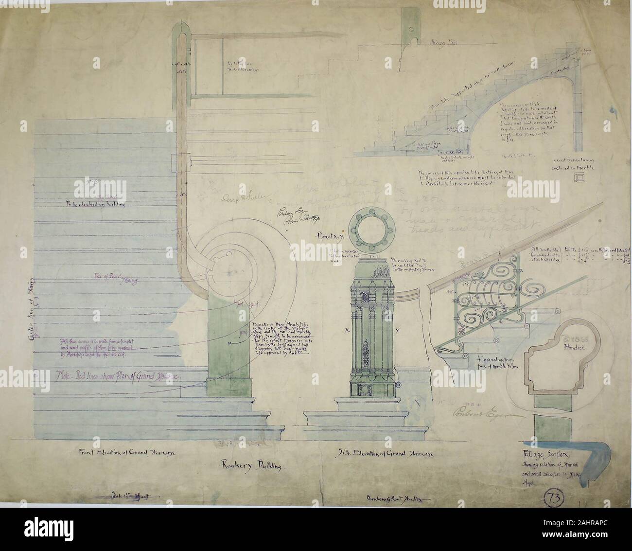 Burnham and Root (Architect). Rookery Building, Chicago, Illinois ...