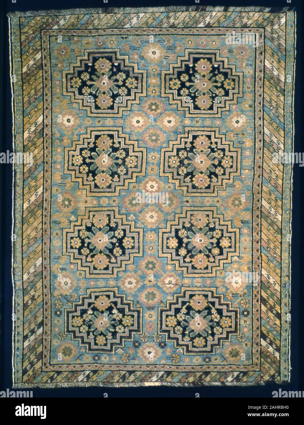 Carpet. 1875–1900. Caucasus. Wool and cotton, plain weave with ...