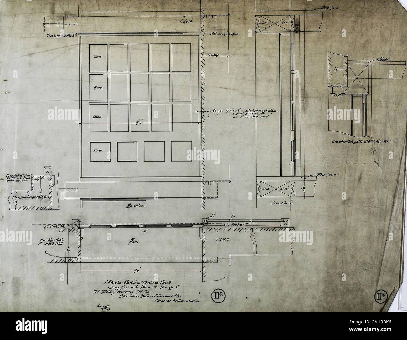 Adler & Sullivan, Architects (Architect). Brunswick Balke Collender ...