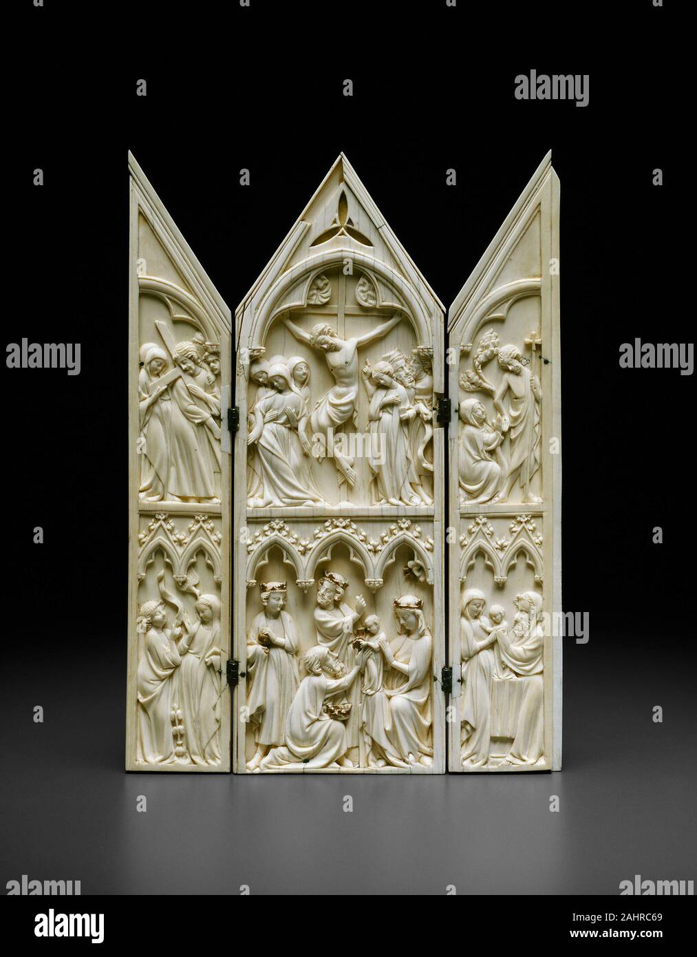 Triptych with Scenes from the Life of Christ. 1350–1375. Germany. Ivory ...