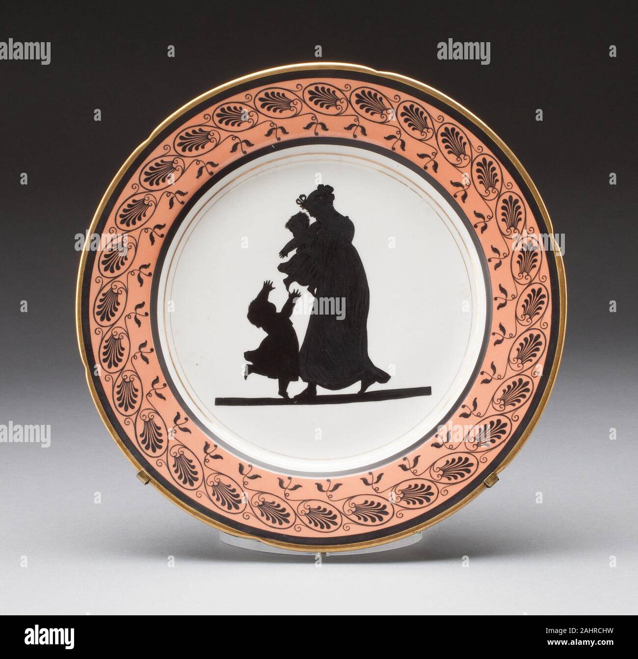 William Locke of Norbury, the Younger. Plate. 1800–1810. Coalport. Soft ...