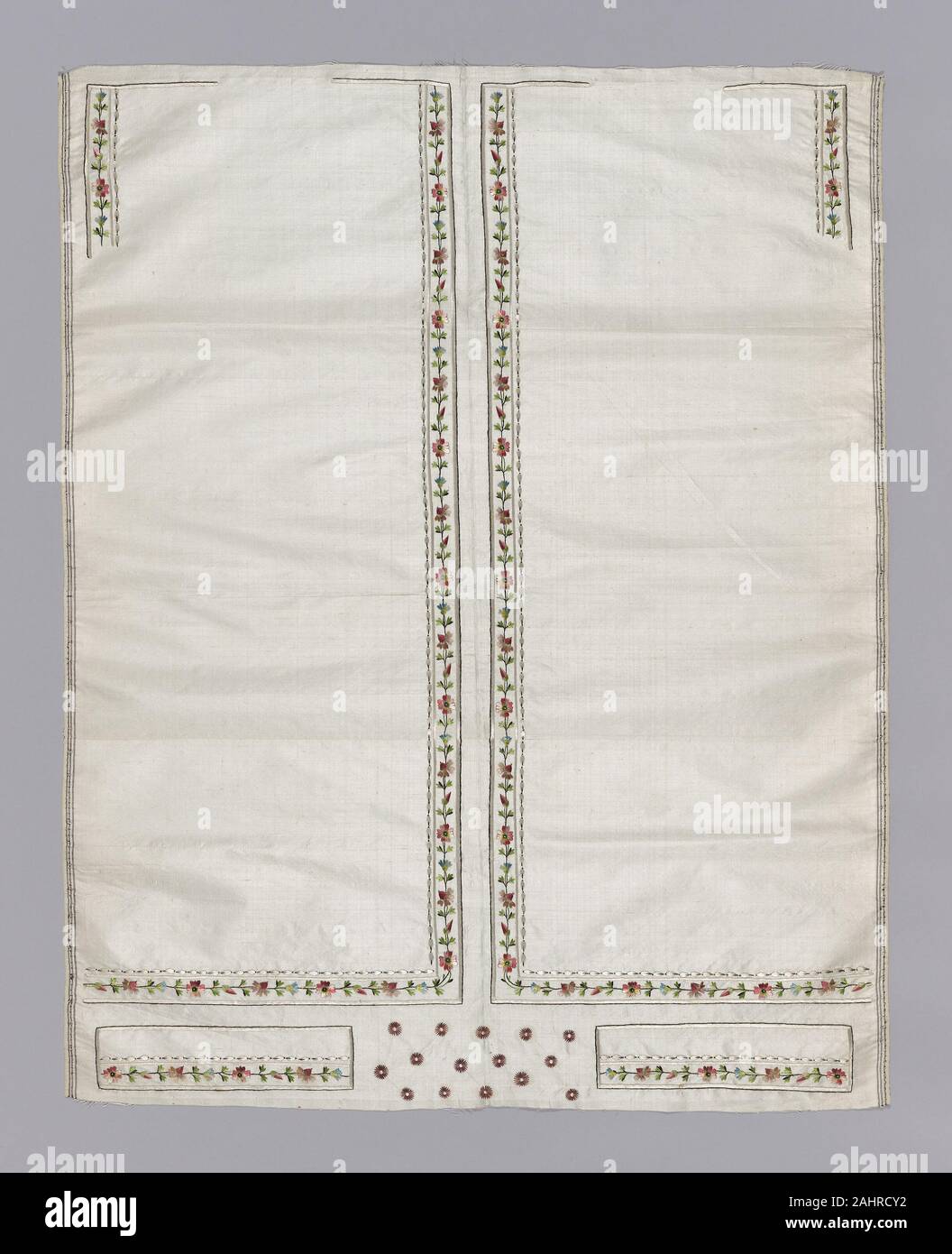 Waistcoat (Uncut and Unassembled). 1801–1825. France. Silk, plain weave ...