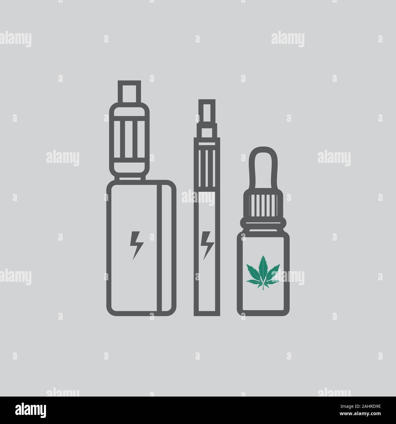 Smoke shop cbd store Stock Vector Images - Alamy