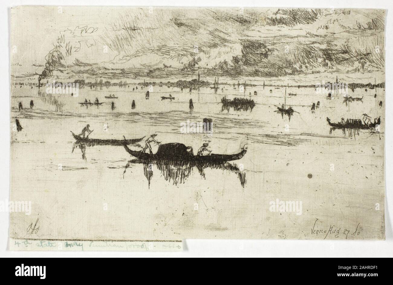 Otto Henry Bacher. Laguna Veneta. 1880. United States. Etching with ...