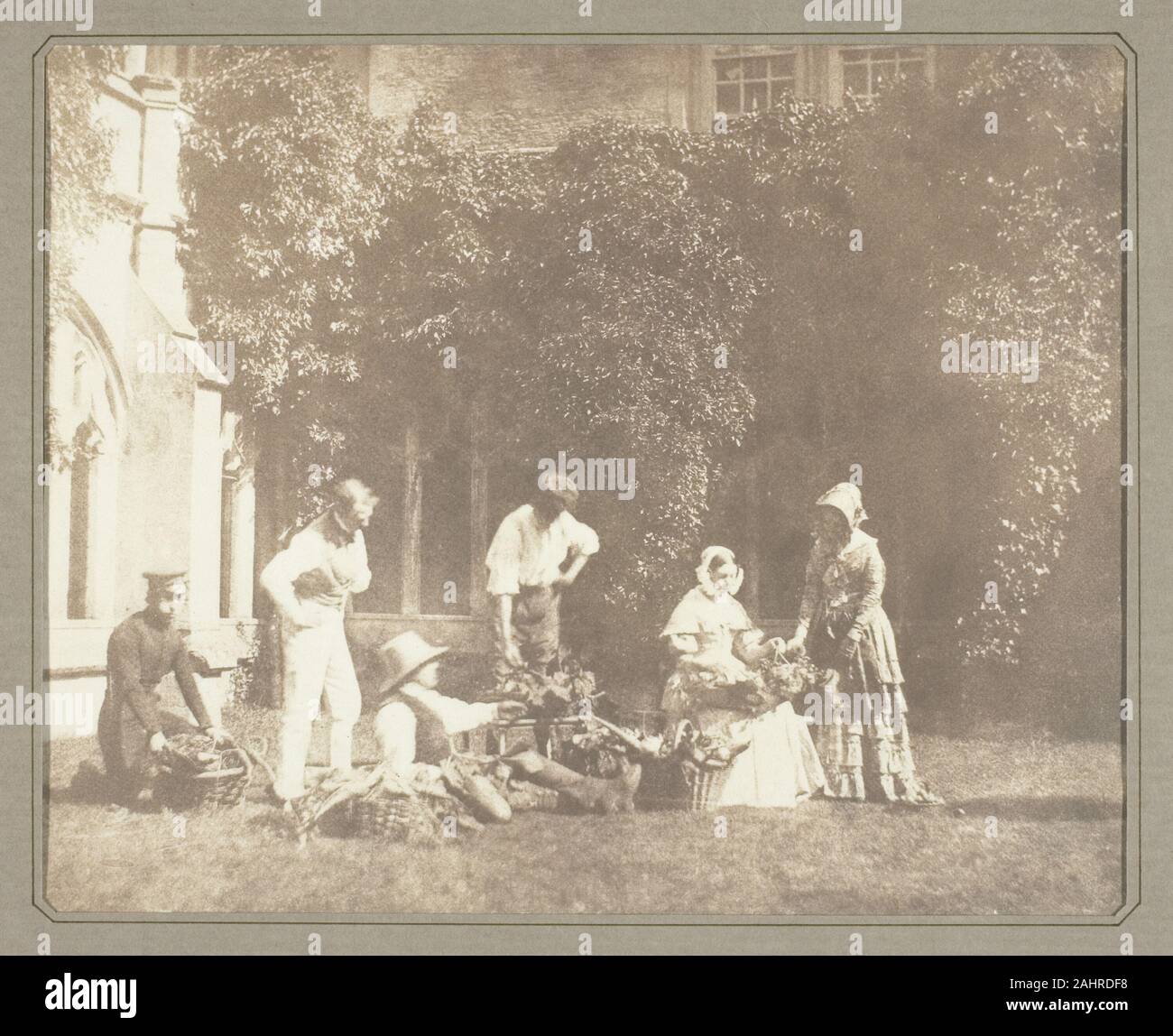 William Henry Fox Talbot. The Fruit Sellers. 1837–1850. England. Salted ...