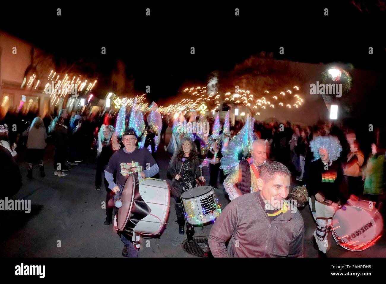 Monterey, California, USA 31st December, 2019 Scenes from the New Year ...