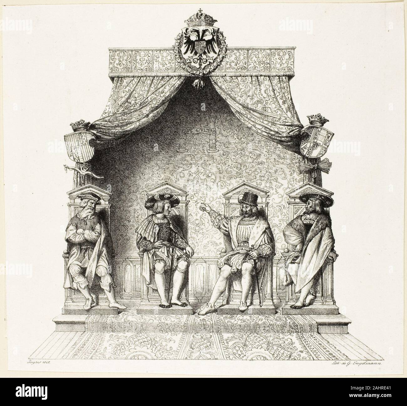 Jean Auguste Dominique Ingres. The Four Magistrates of Besançon. 1825 ...