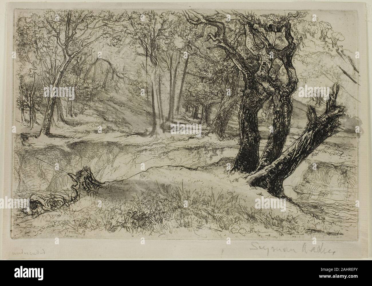 Francis Seymour Haden. The Three Sisters. 1863–1873. England. Etching ...