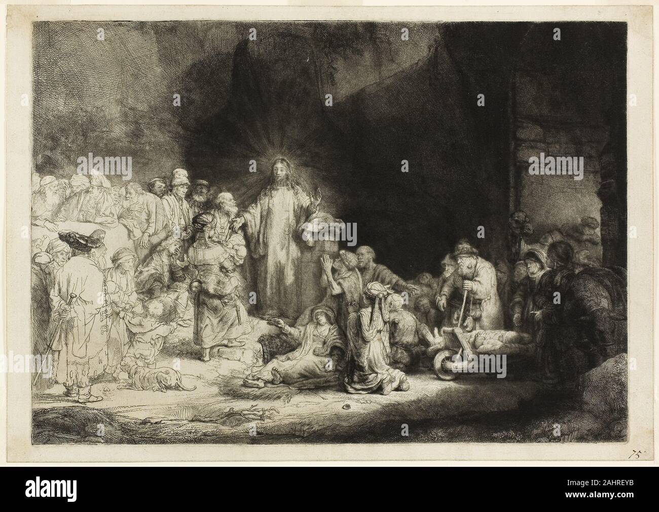 Rembrandt van Rijn. The Hundred Guilder Print. 1643–1653. Holland ...