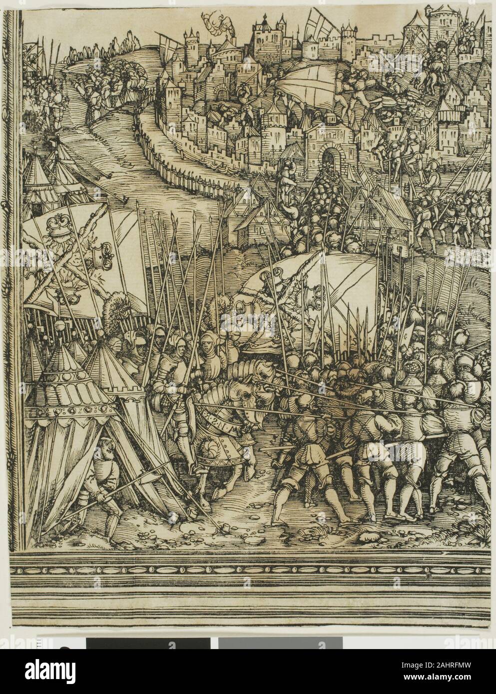 School of Albrecht Dürer. The Campaign in Hungary, from The Triumphal ...