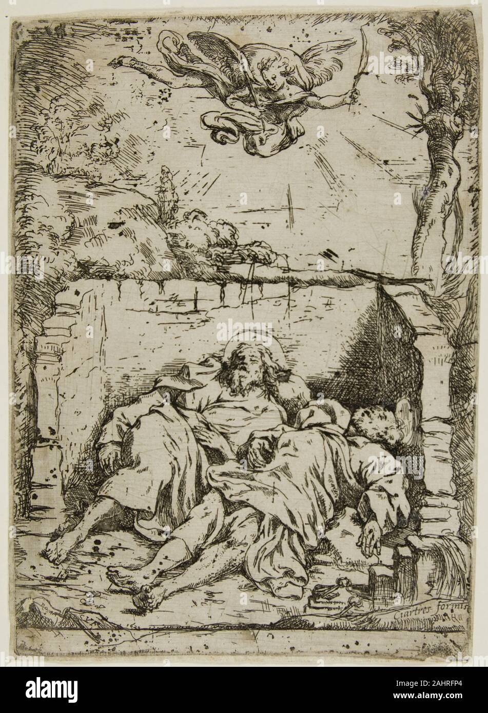 Claude Vignon. The Bodies of Saints Peter and Paul in the Same ...