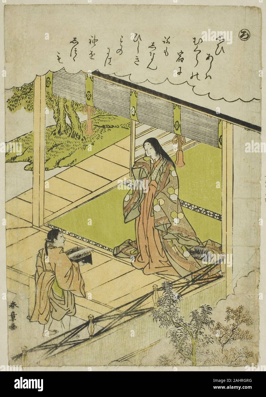 Katsukawa Shunsho. Ro Seaweed, from the series Tales of Ise in ...