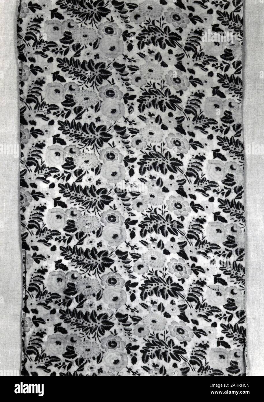 Panel. 1801–1900. England. Cotton, plain weave; roller printed Stock ...