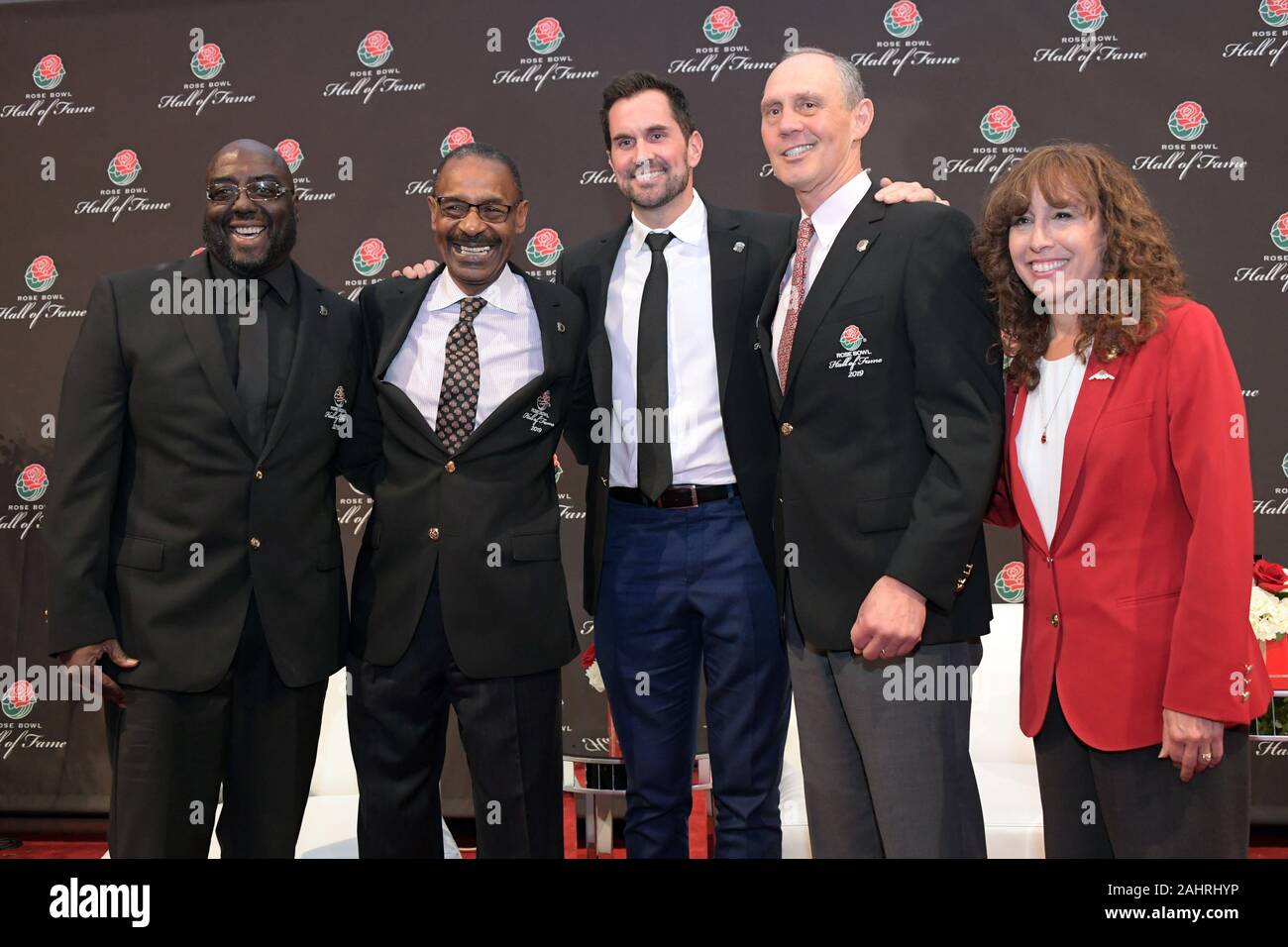 Pasadena, United States. 31st Dec, 2019. From left: Hall of Fame ...