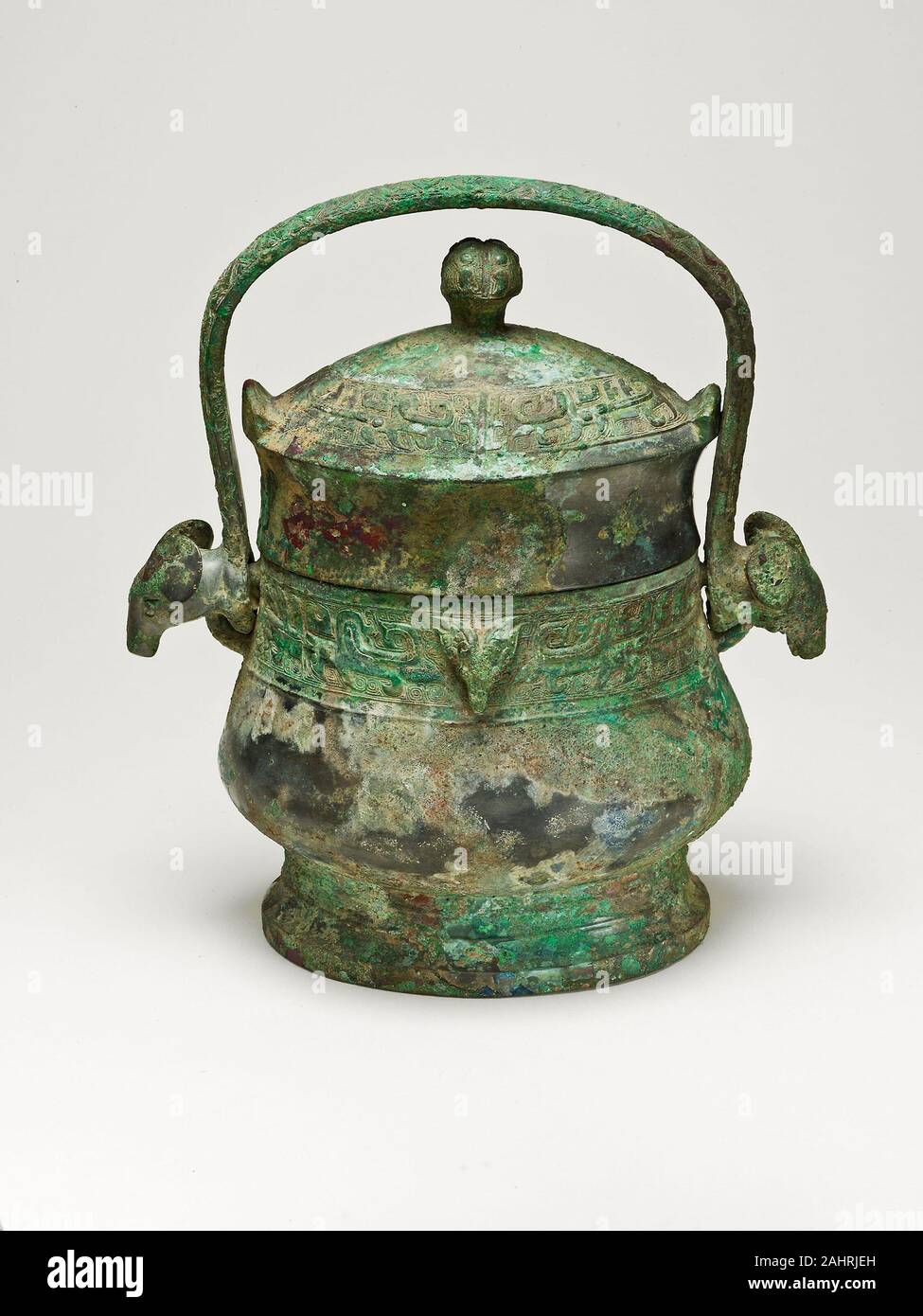 Bucket with Swing Handle. 1000 BC–950 BC. China. Bronze The handled ...