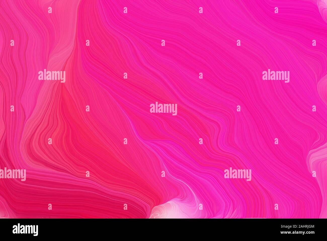 vibrant colors contemporary waves design with deep pink, crimson and ...