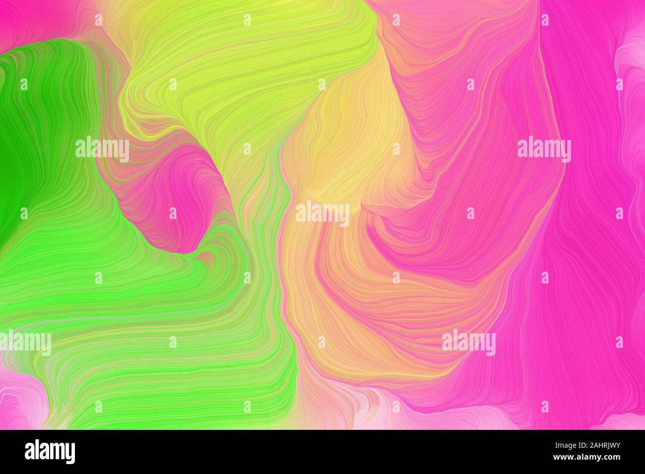 bright colors modern soft curvy waves background illustration with ...