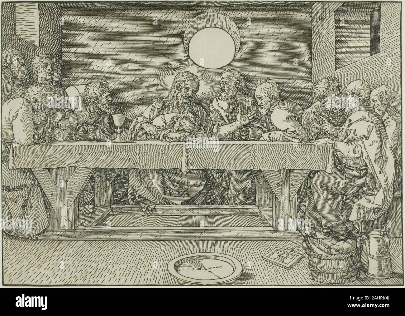 Albrecht Dürer. The Last Supper. 1523. Germany. Woodcut in black on ...