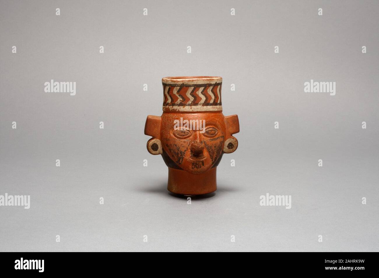 Inca. Drinking Vessel in the Form of a Head. 1450–1532. Peru. Ceramic ...