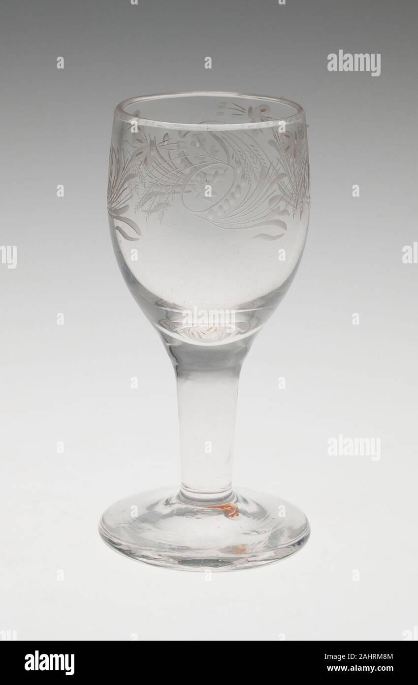 Wine Glass. 1775–1799. England. Glass Stock Photo - Alamy