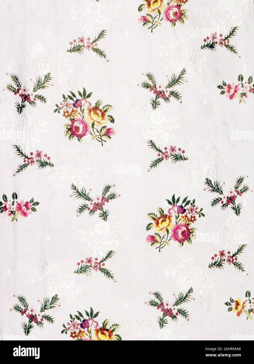 Six Panels. 1750–1770. Spitalfields. Silk, plain weave with ...