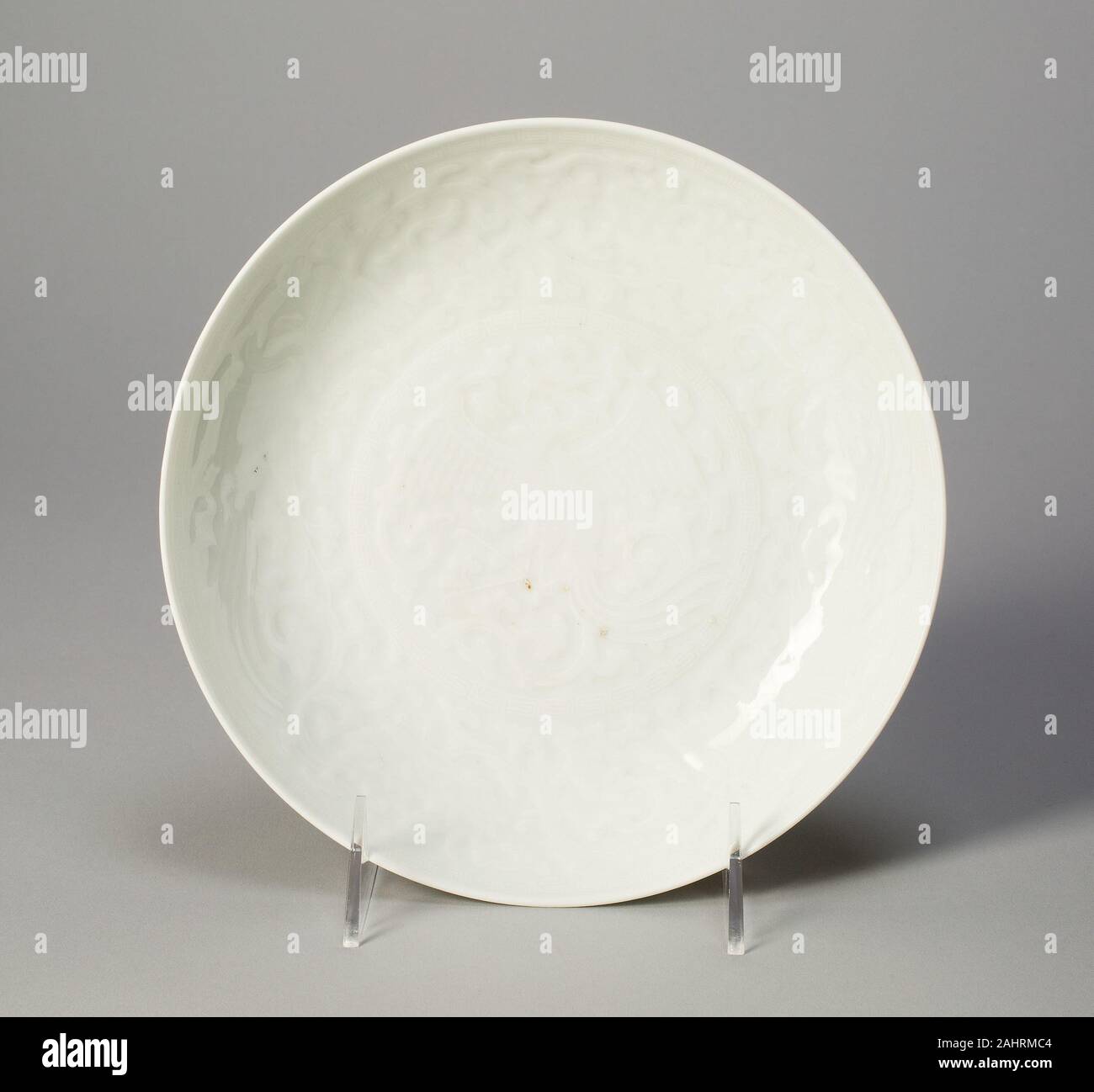 Glazed Porcelain With Underglaze Mold Impressed Decoration High ...