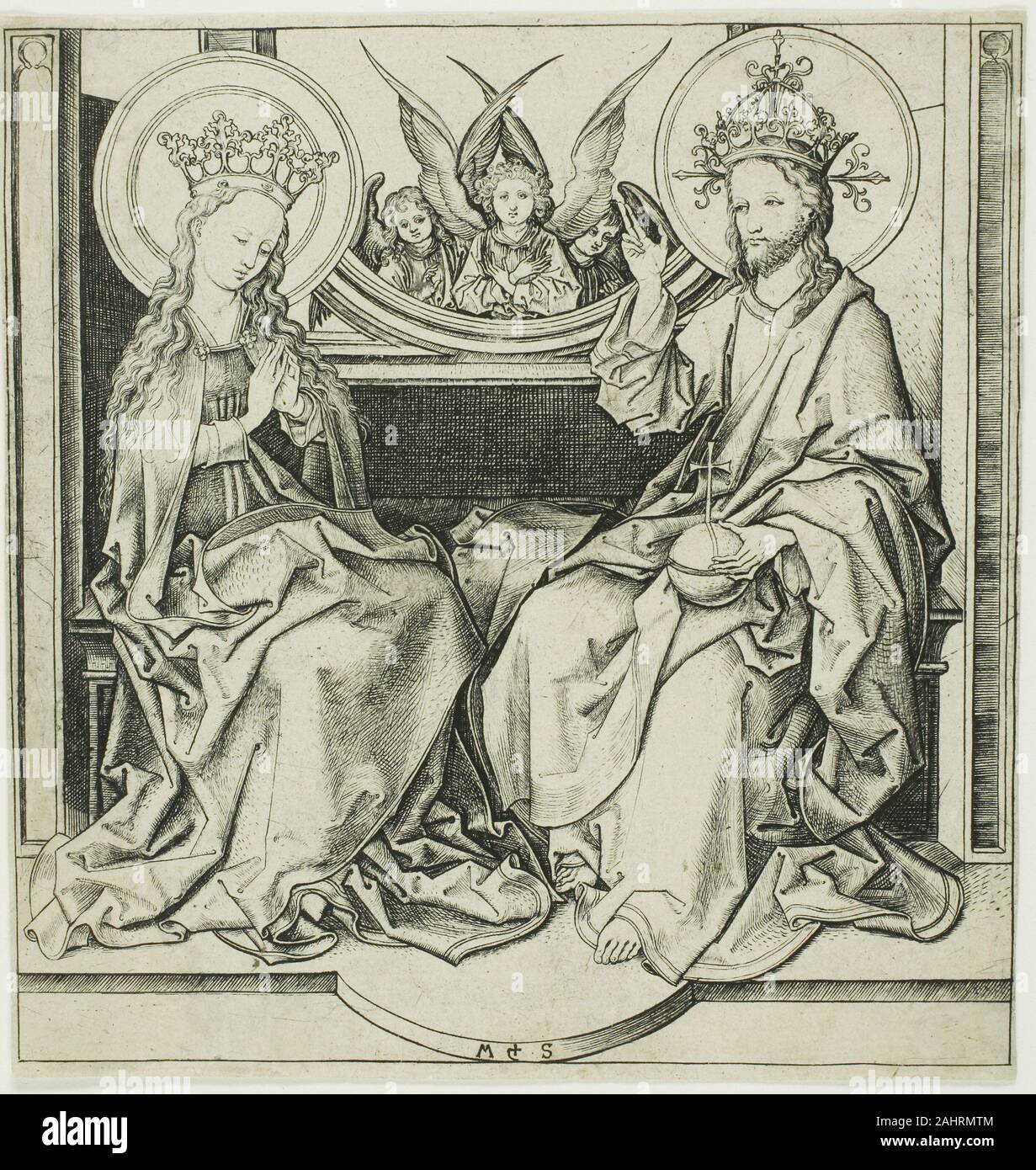 Martin Schongauer. Christ Blessing the Virgin. 1471–1481. Germany ...